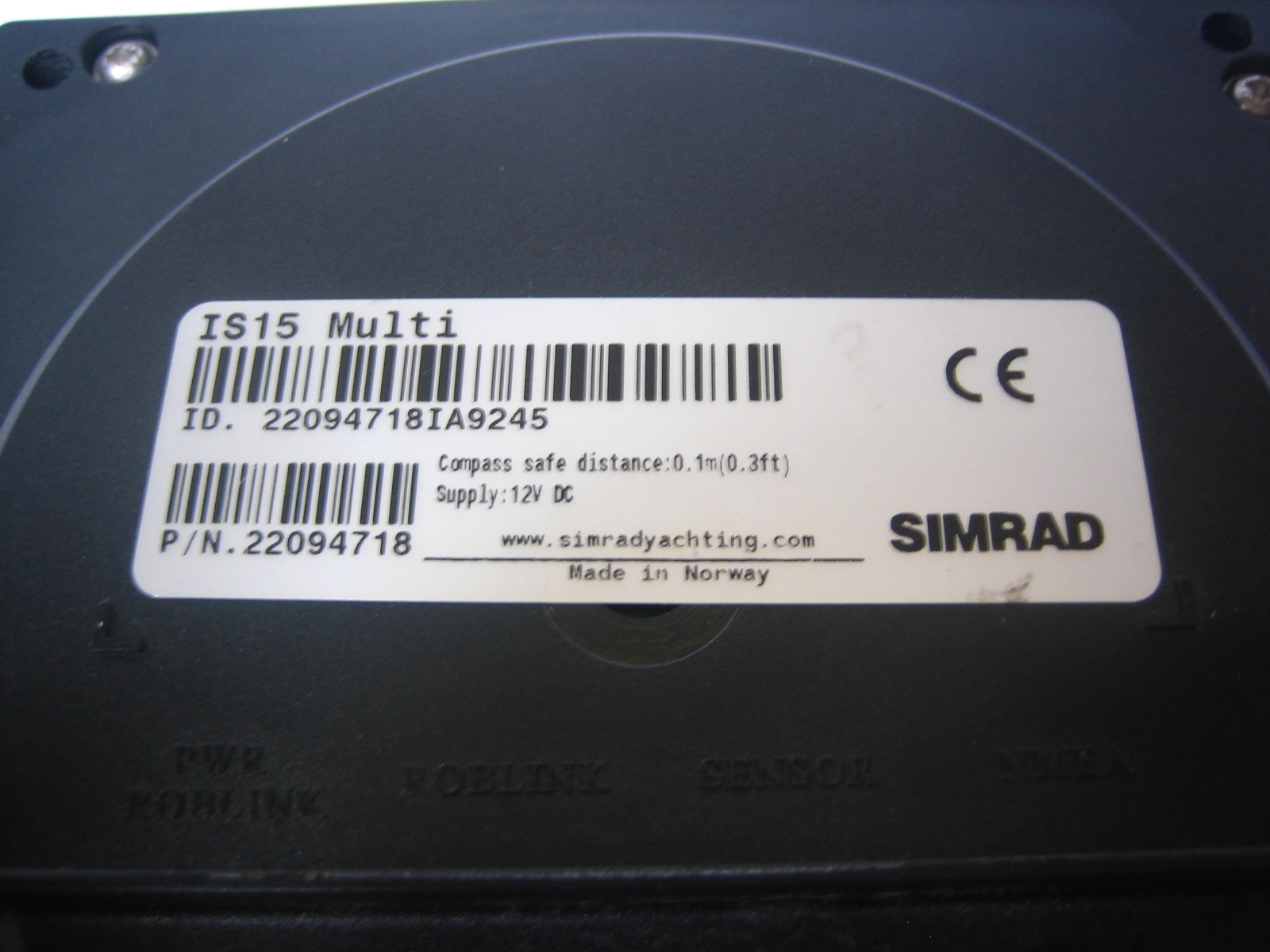 Simrad IS15 Multi Display TESTED with 90-DAY WARRANTY Good Condition ...