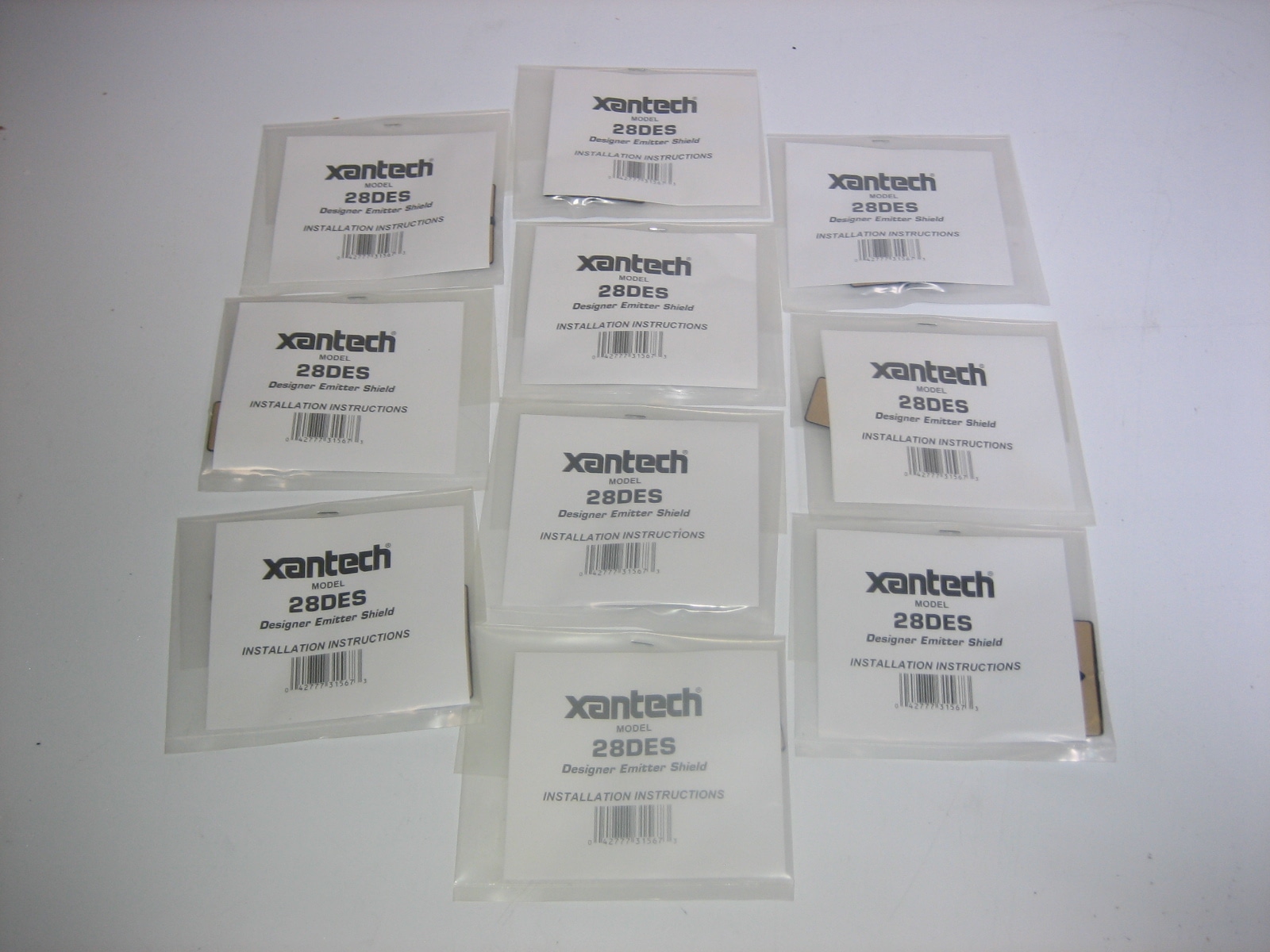 Xantech **LOT OF 10** 28DES - Design Emitter Shield - NEW IN SEALED ...