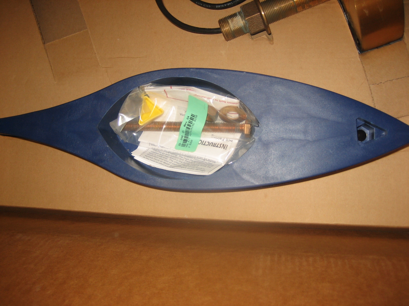 Airmar Raymarine E66082 B258 Thru-Hull Bronze Transducer w/Fairing NEW ...