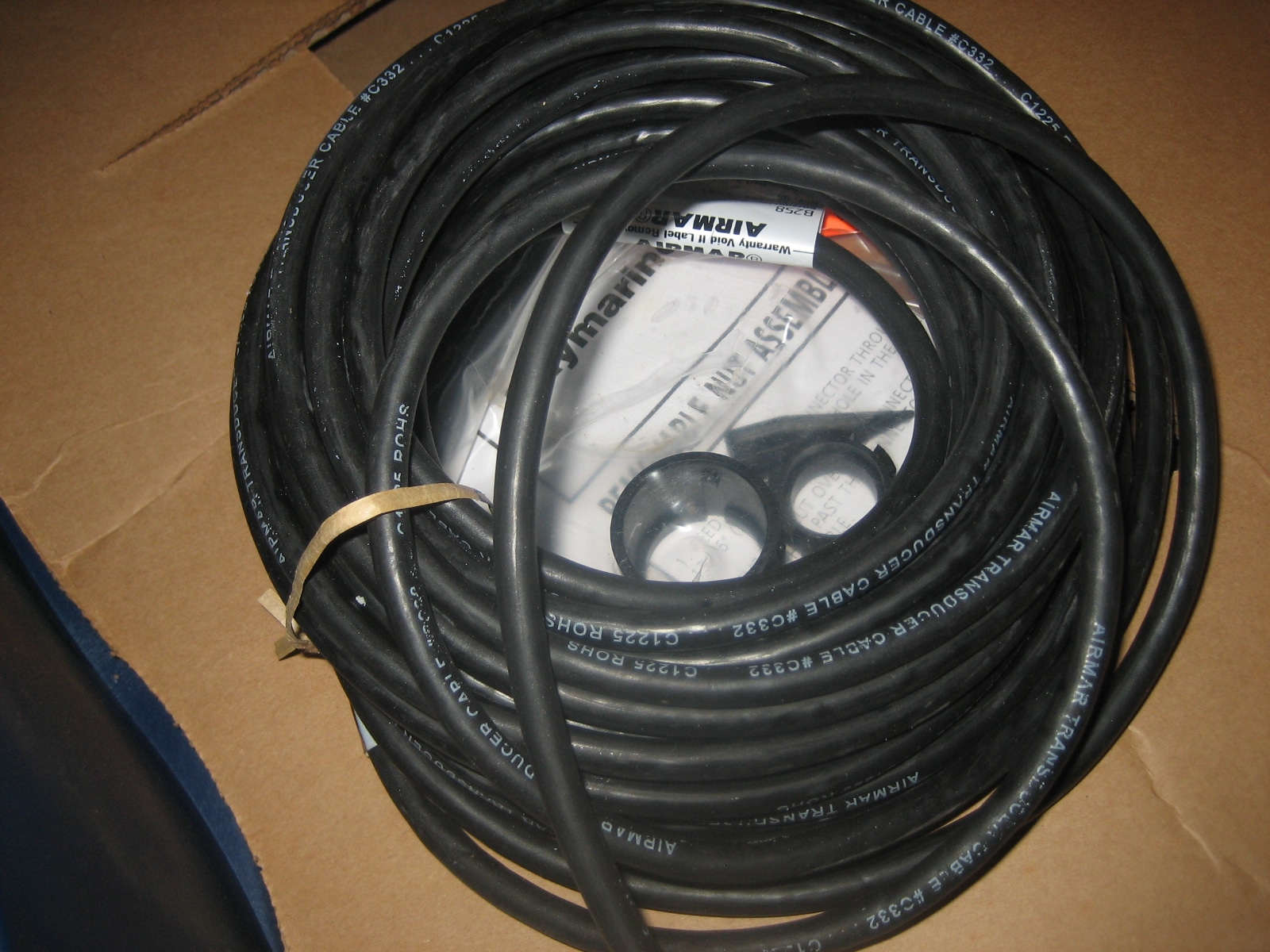 Airmar Raymarine E66082 B258 Thru-Hull Bronze Transducer w/Fairing NEW ...