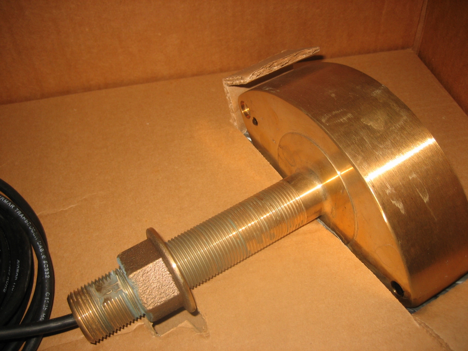 Airmar Raymarine E66082 B258 Thru-Hull Bronze Transducer w/Fairing NEW ...
