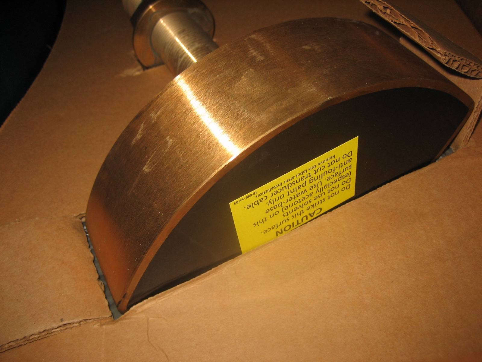 Airmar Raymarine E66082 B258 Thru-Hull Bronze Transducer w/Fairing NEW ...