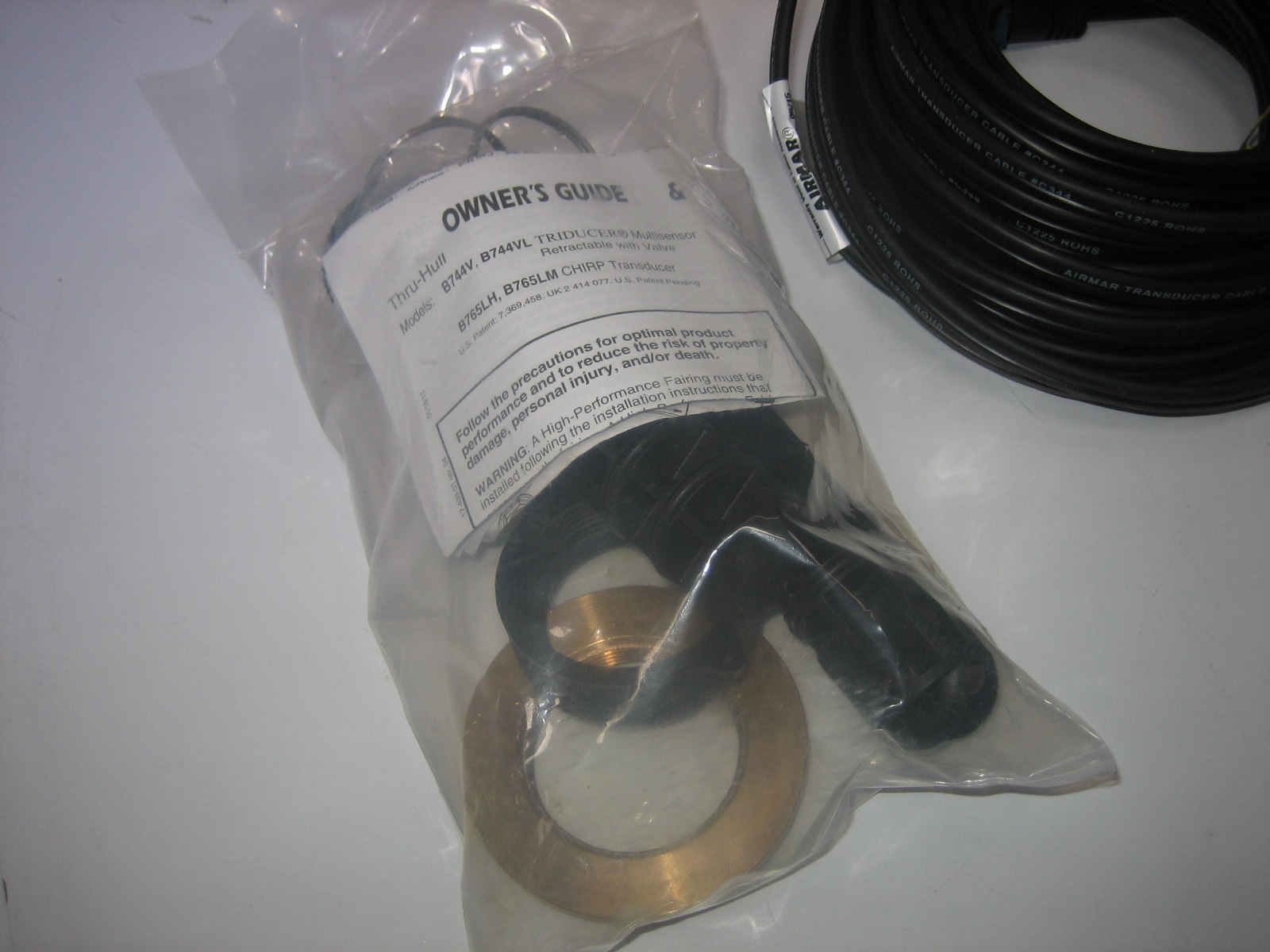 Simrad Lowrance B&G Airmar B744V Transducer *NEW* 7-Pin Blue BL 000 ...