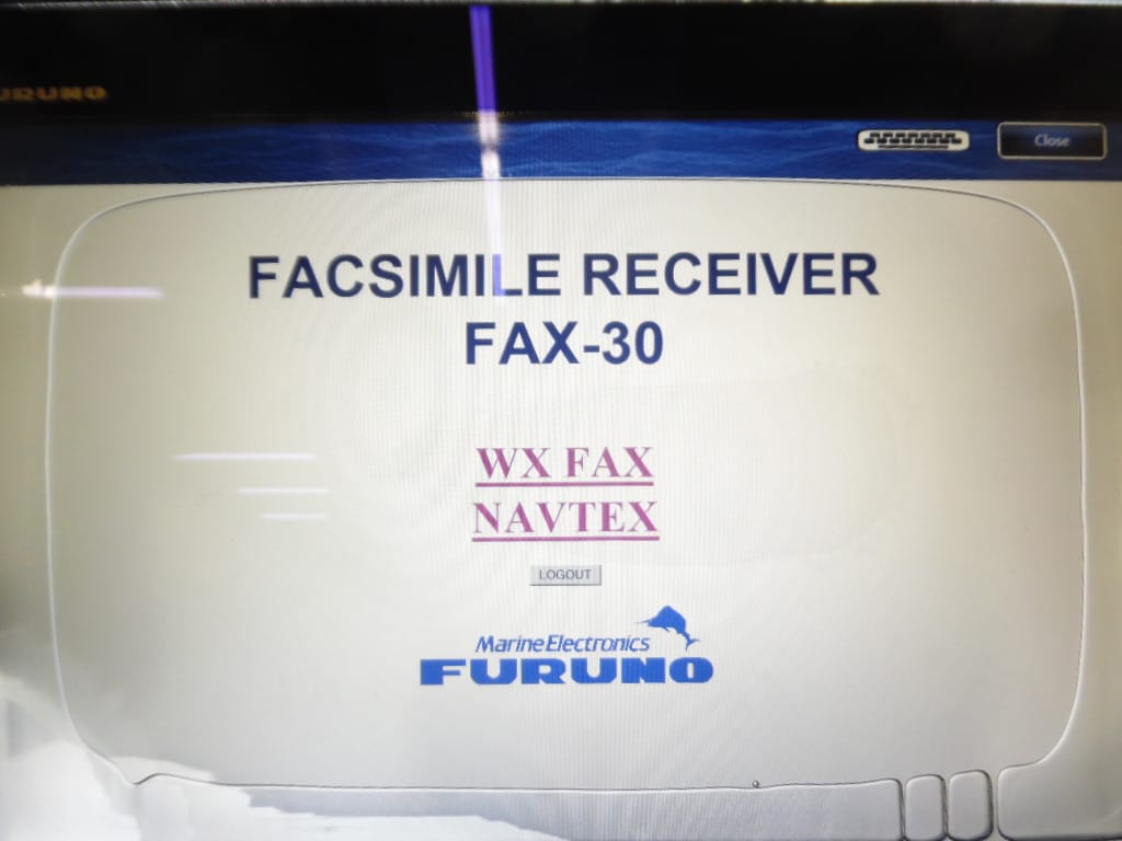 Furuno FAX-30 Weatherfax/Navtex Receiver w/ Power +Network Cables ...