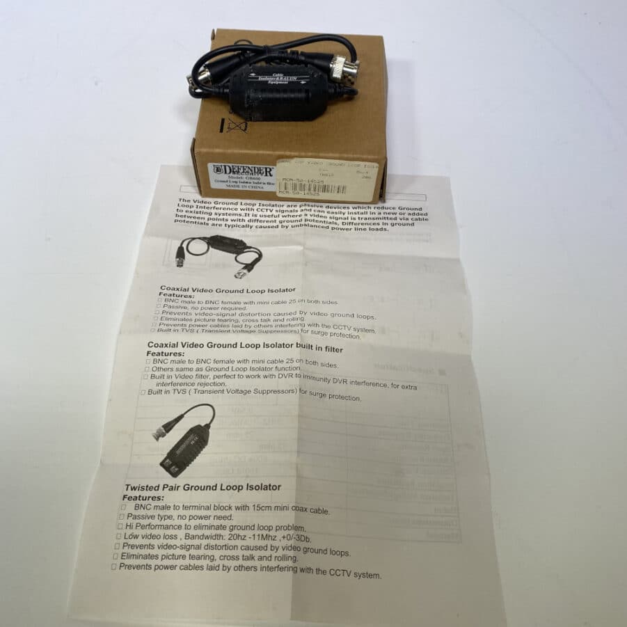 MCM GB600 Composite Video Ground Loop Isolator BNC QTY 4 ** NEW ...