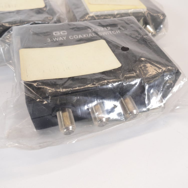 GC Electronics 32-3212 High Isolation 3 Way Coax Antenna/Cable Switch ...
