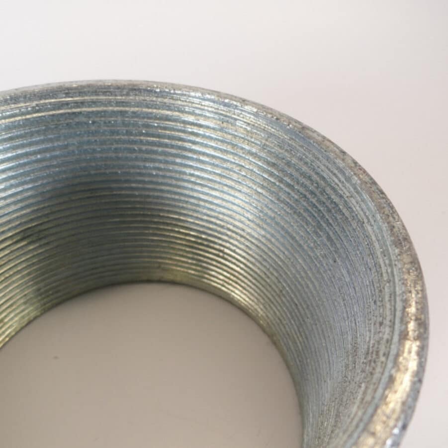 4 Inch Galvanized Steel Threaded Rigid IMC Pipe Coupling LOT OF 2 NEW ...