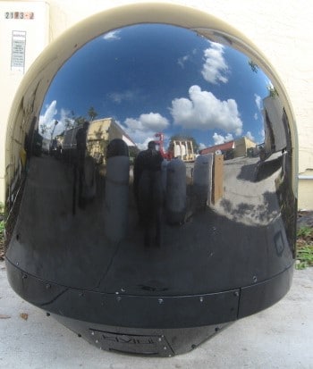 KVH Tracvision M9 TV8 TVG8 Empty Dome W Base Used black - Max Marine ...