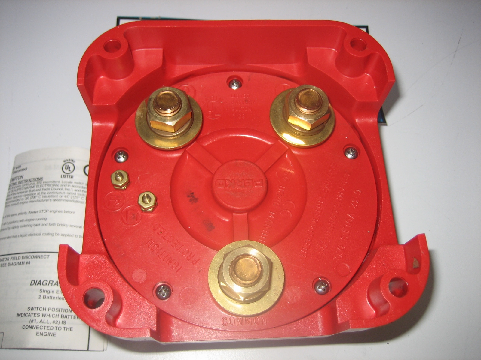 Perko 8603 DP Heavy Duty Battery Selector Switch - *NEW OLD STOCK ...