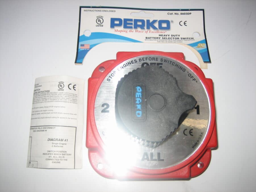 Perko 8603 DP Heavy Duty Battery Selector Switch - *NEW OLD STOCK ...