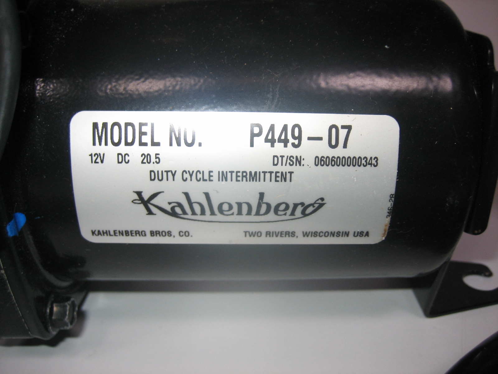 Kahlenberg P449 12v Marine Air Compressor + Tank Kit - NEW OLD STOCK - Max Marine Electronics