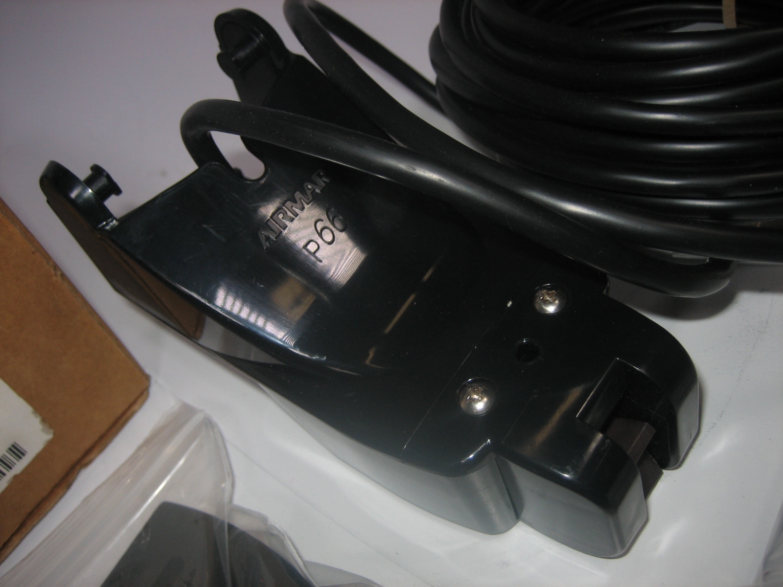 Raymarine P66 Triducer Transom Mount Transducer 50/200 - E66054 - New ...