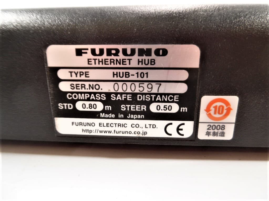 Furuno - HUB-101 - Interswitch Hub F/ NavNet 3D TZ Ethernet - Bench ...