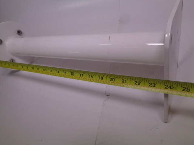 Aluminum 24" High Radar Mount Post 2ft for Furuno 18" Dome - Max Marine ...