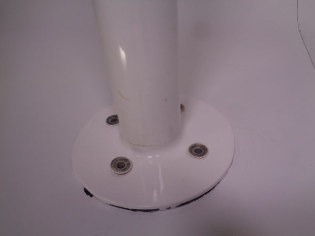 Aluminum 24" High Radar Mount Post 2ft for Furuno 18" Dome - Max Marine ...