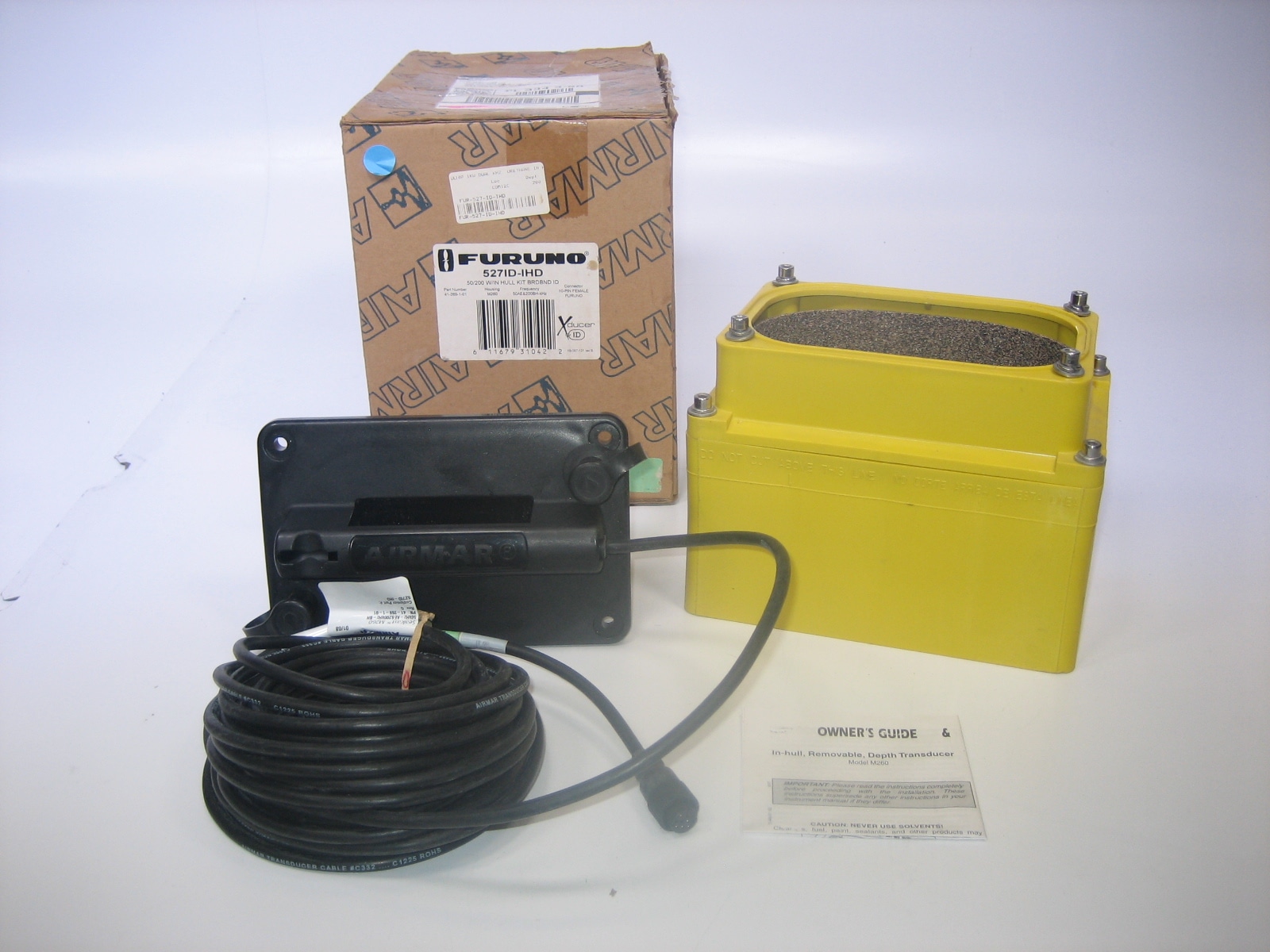 Airmar Furuno 1kw M260 In-Hull Transducer 10 Pin for FCV 585 587 588 ...