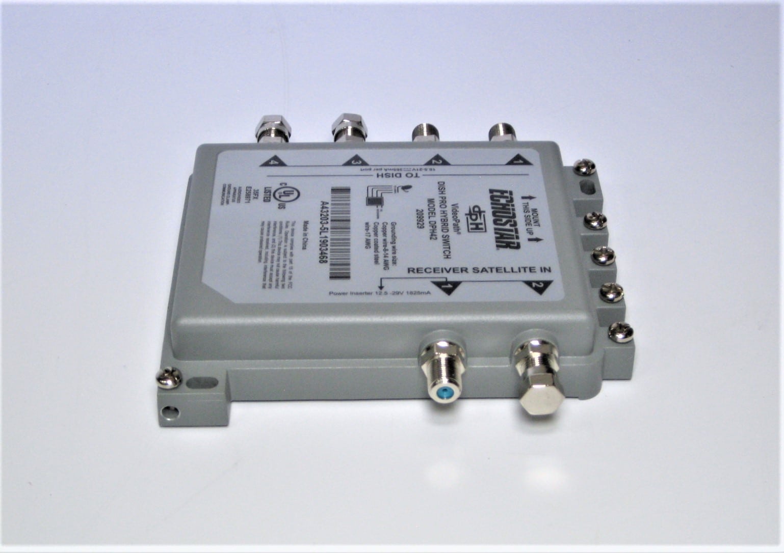 DISH Pro 209925 DPH42 Satellite TV Hybrid 42 Multiswitch w/ Power ...