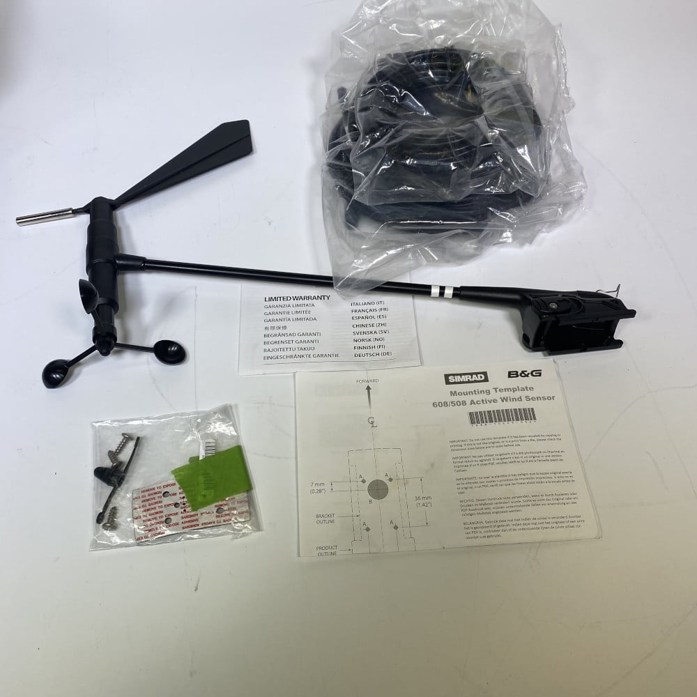 Simrad B&G608 Wind Sensor Simnet Transducer - Tested - New Open Box ...