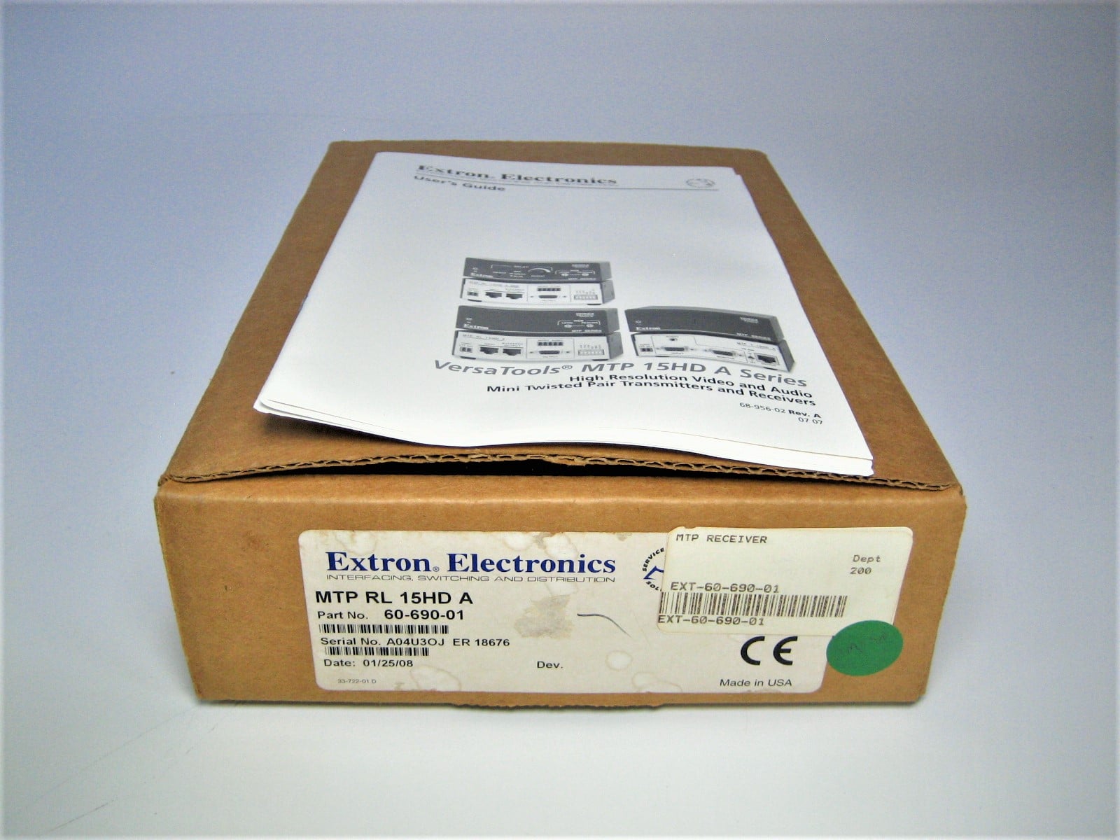 Extron 60-690-01 MTP RL 15HD A Series Long Distance Receiver w/ Power ...