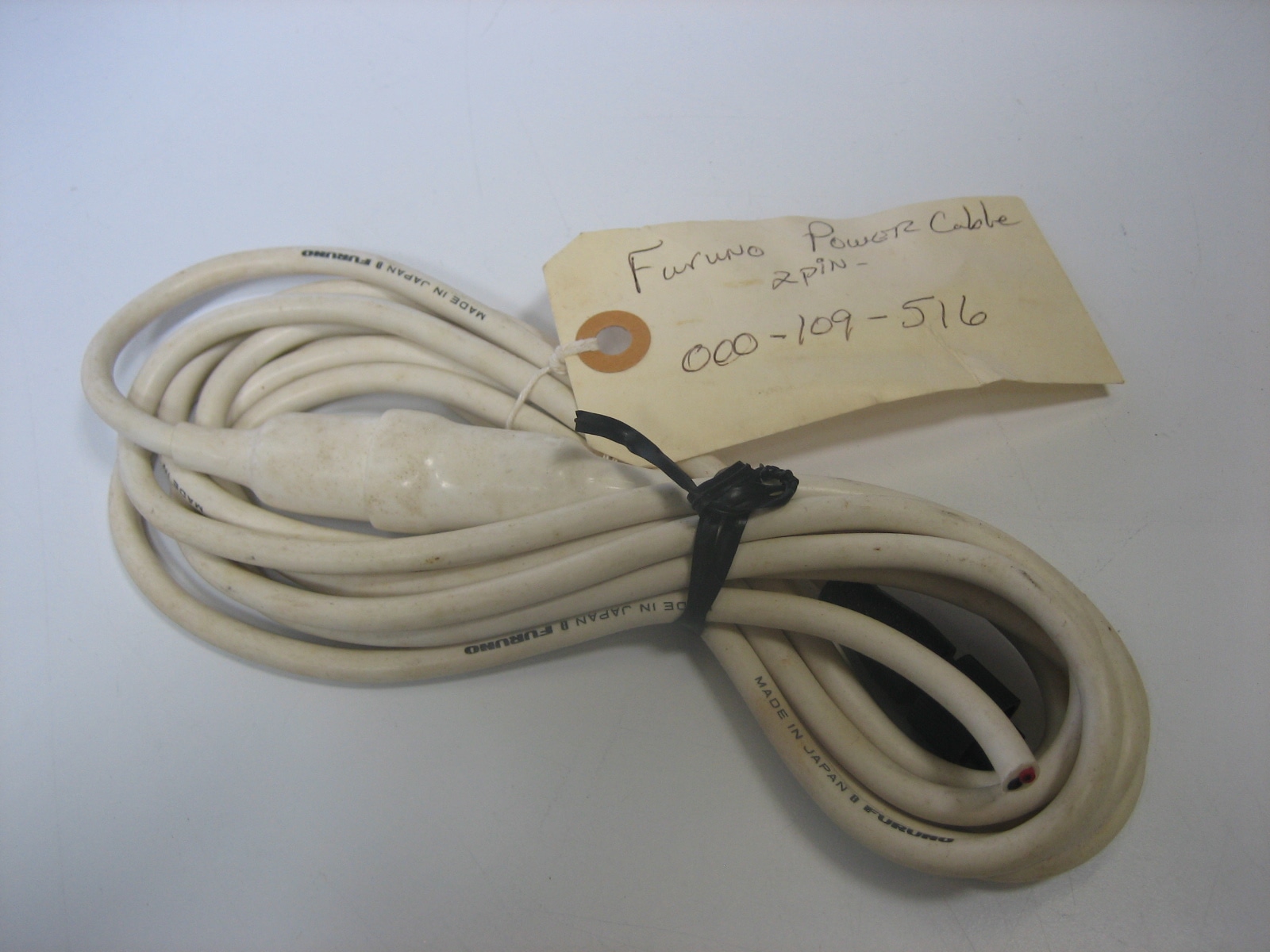 Furuno 2 Pin Power Cable NEW for FCV-667 FCV-582 PG1000 000-109-000 000 ...