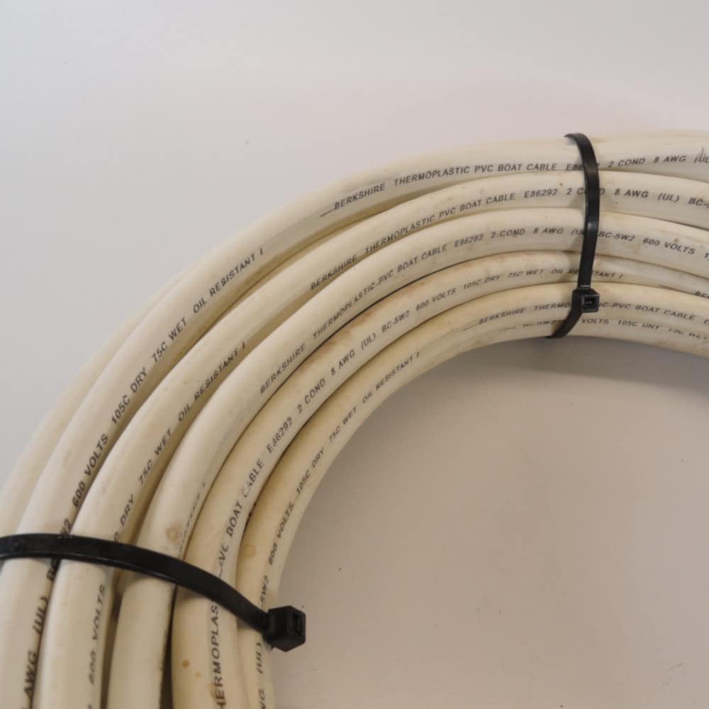 8/2 8 AWG Duplex Tinned Copper Boat Cable UL Listed - 50 Feet - Max ...