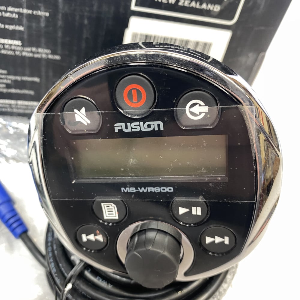 Fusion MS-WR600 Marine Wired Remote - CHROME - Discontinued NEW OLD ...
