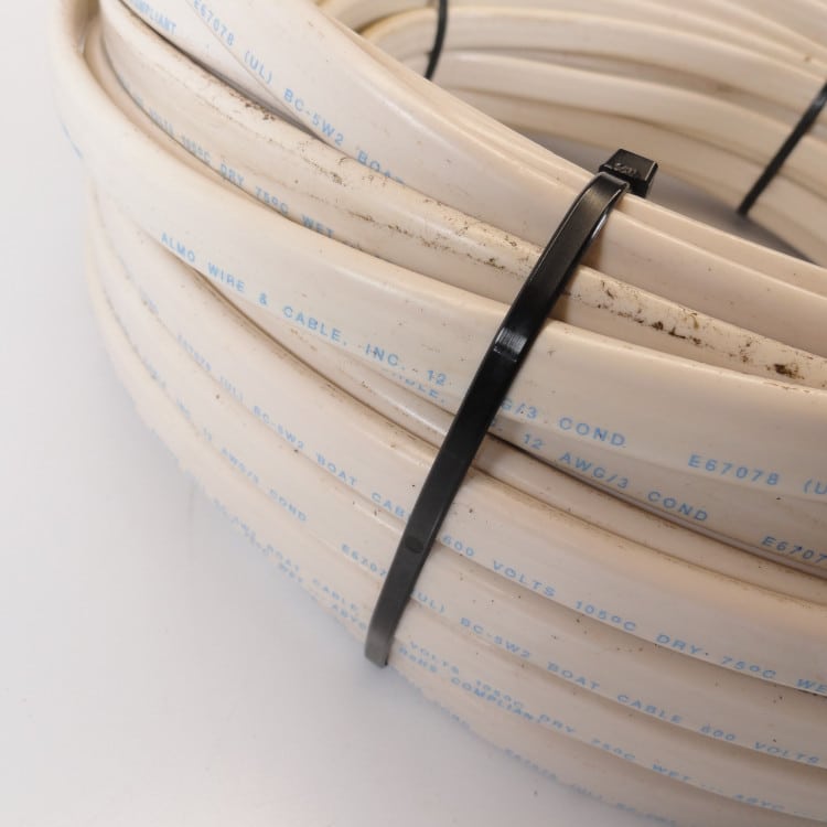 12/3 12 AWG Triplex Tinned Copper Boat Cable UL Listed - 145 Feet - Max ...