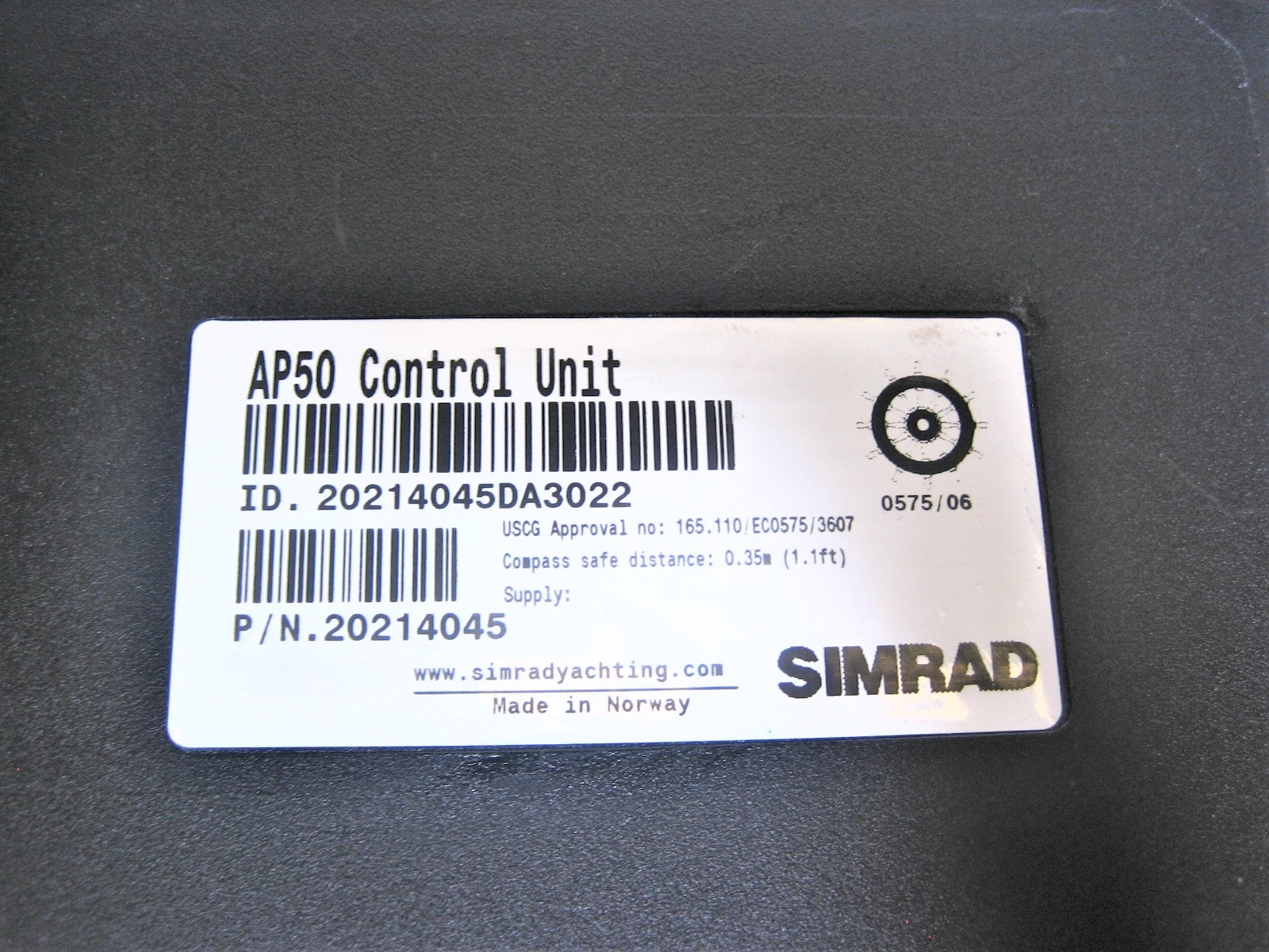 Simrad AP50 Control Head F/J50 Autopilot System TESTED-90 DAY WARRANTY ...