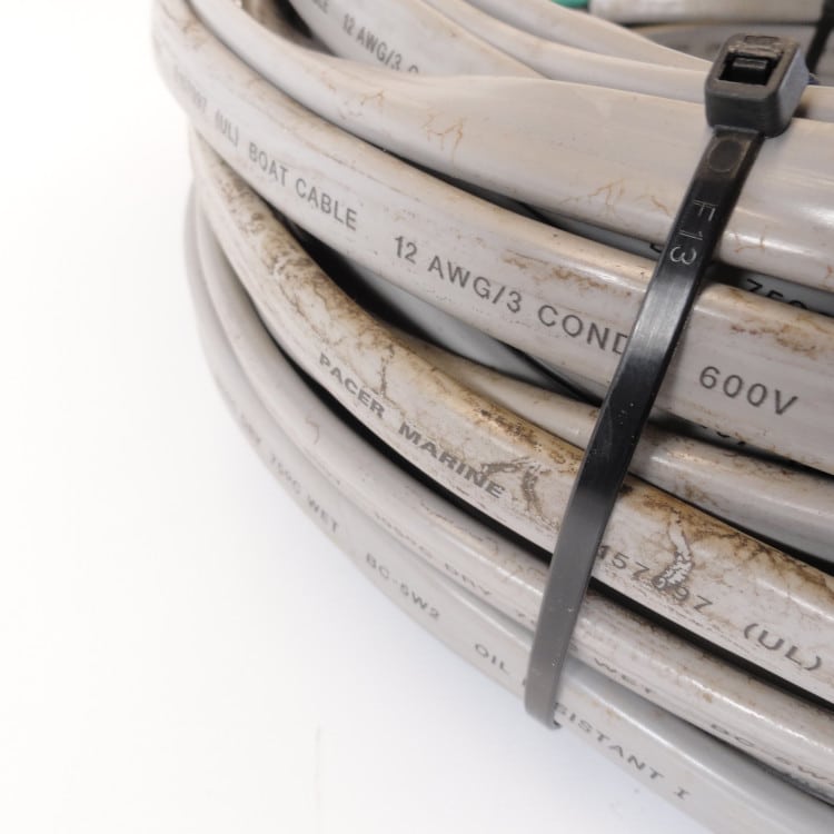 12/3 12 AWG Triplex Tinned Copper Boat Cable UL Listed - 125 Feet - Max ...
