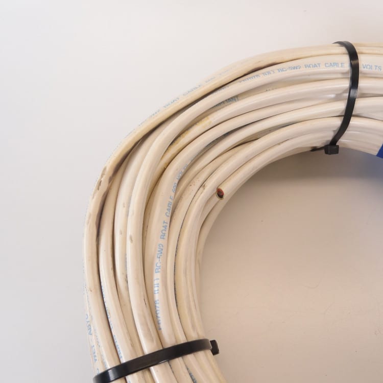 12/2 12AWG Duplex Tinned Copper Boat Cable UL Listed - 125 Feet - Max ...