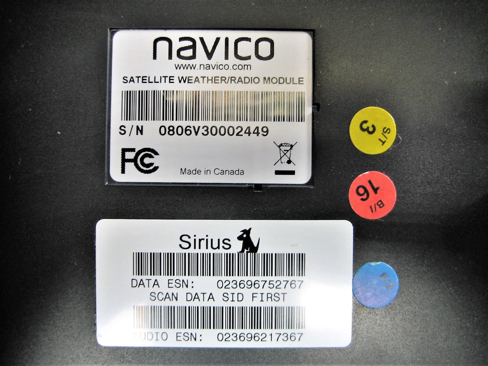 Simrad/Northstar/Navico WM-1 Alternative to WM-2/WM-3 Weather Sirius XM ...