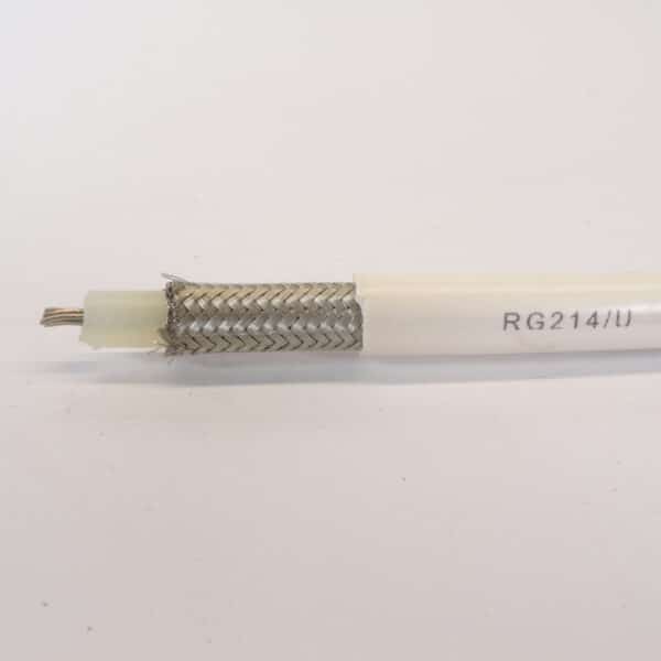 RG214 RG214/U Coax Cable - White - 150 Feet - Max Marine Electronics
