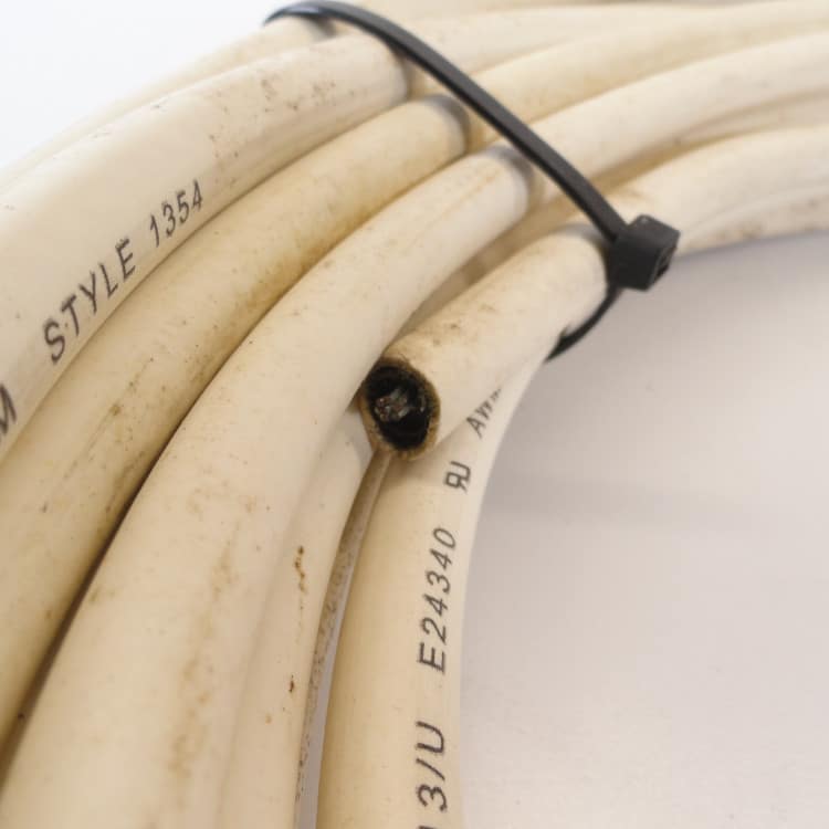 Berkshire E24340 RG213/U Coax Cable AWM Style 1354 - White - 50 Feet ...