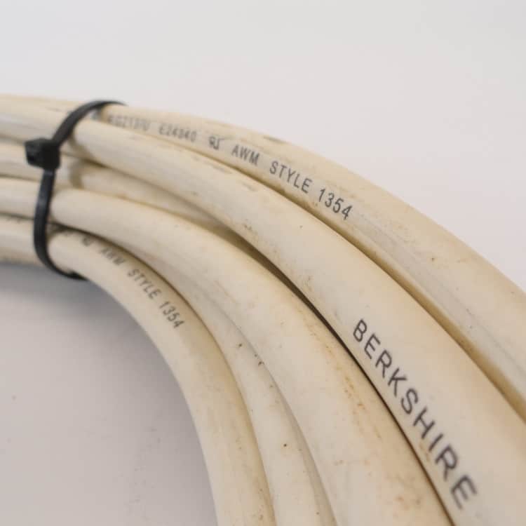 Berkshire E24340 RG213/U Coax Cable AWM Style 1354 - White - 50 Feet ...