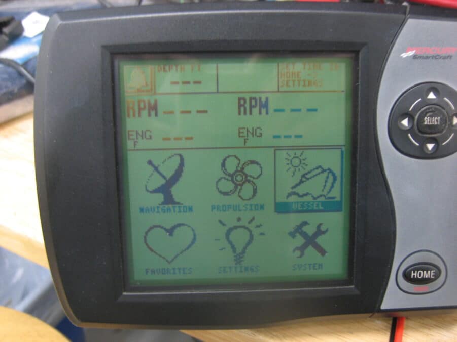 Mercury Smartcraft System View SC5000 79-888923-005 LCD GOOD Software ...