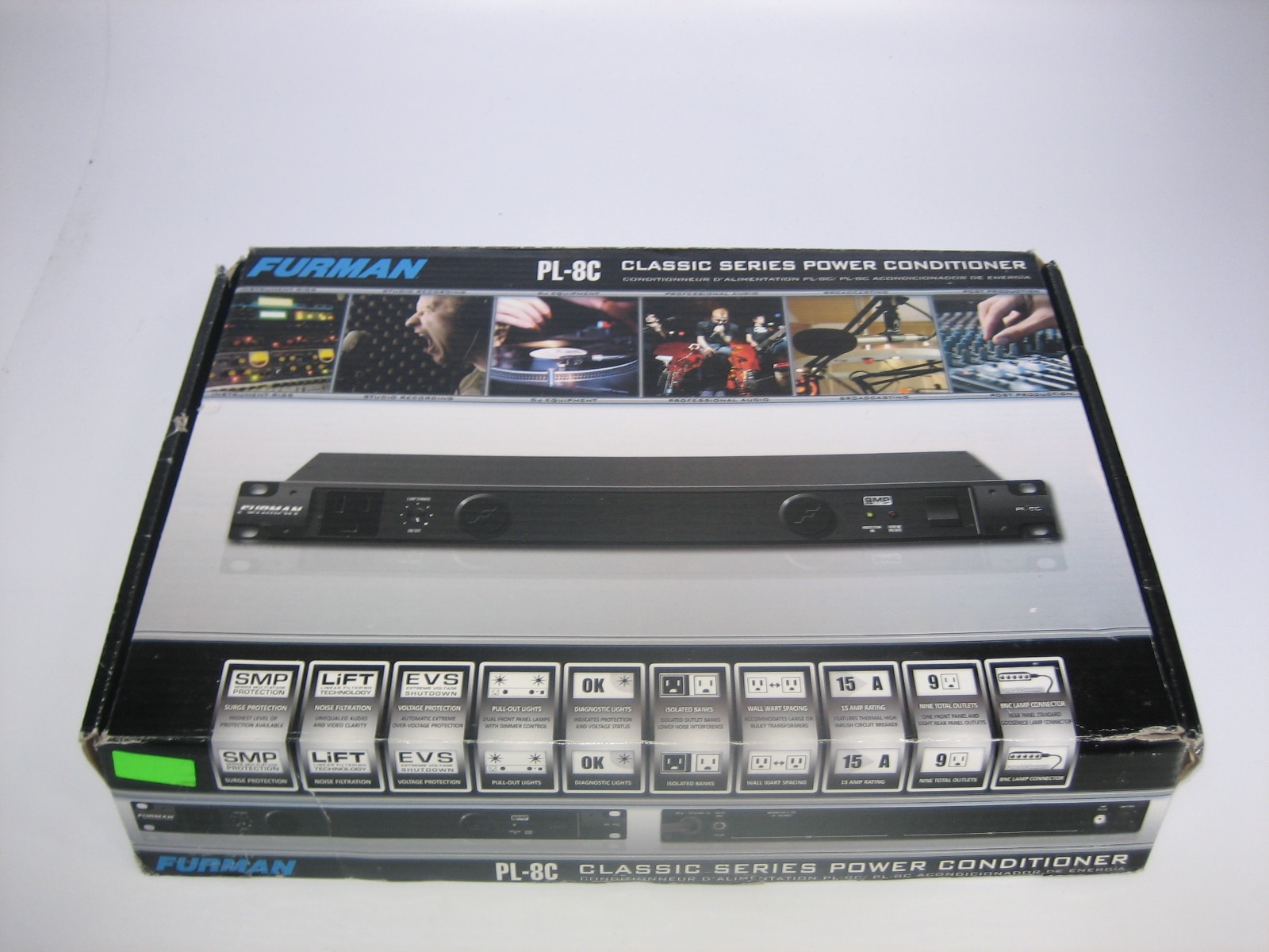 Furman NEW PL-PLUS C E *220-240v EXPORT EUROPEAN ONLY* 10 amp Power ...