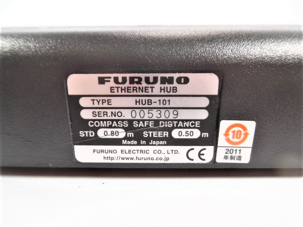 Furuno HUB-101 - Interswitch Hub F/ NavNet 3D TZtouch Ethernet - Bench ...