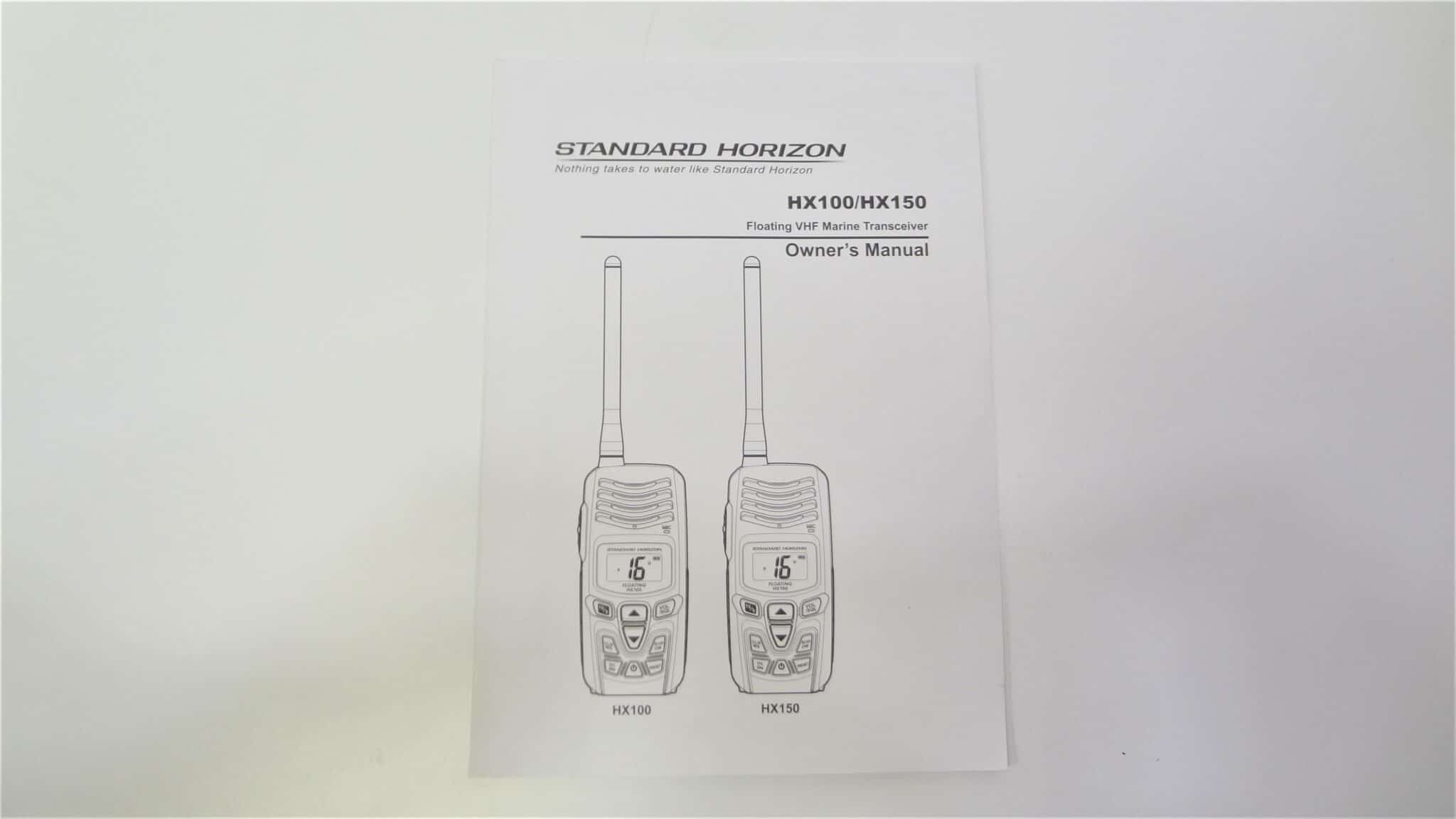 Standard Horizon HX150 Submersible Wireless Floating Marine VHF ...