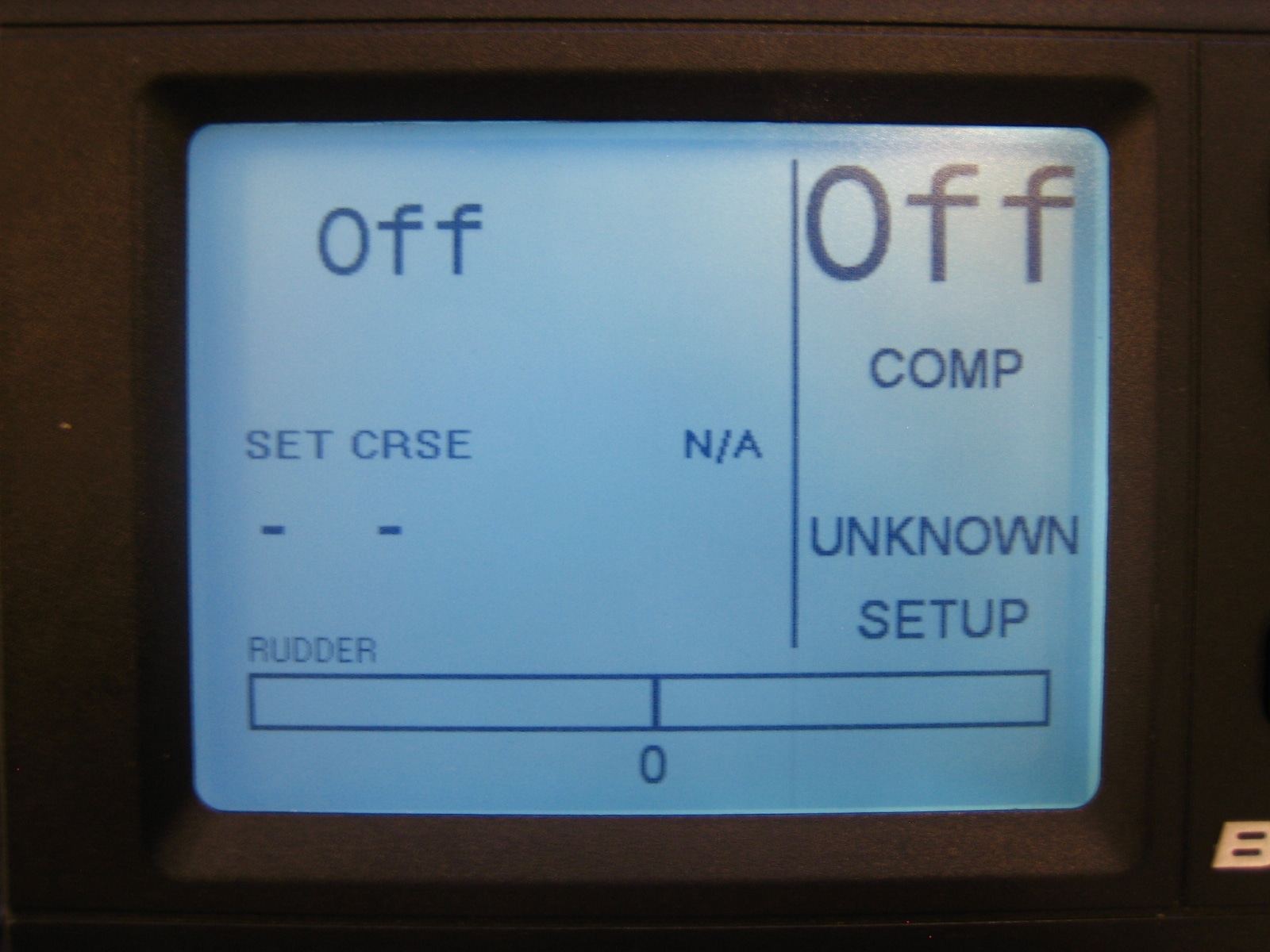 B&G H3000 GPD Mono Pilot Display/PERFECT LCD BGH210021/ Parts or Repair ...
