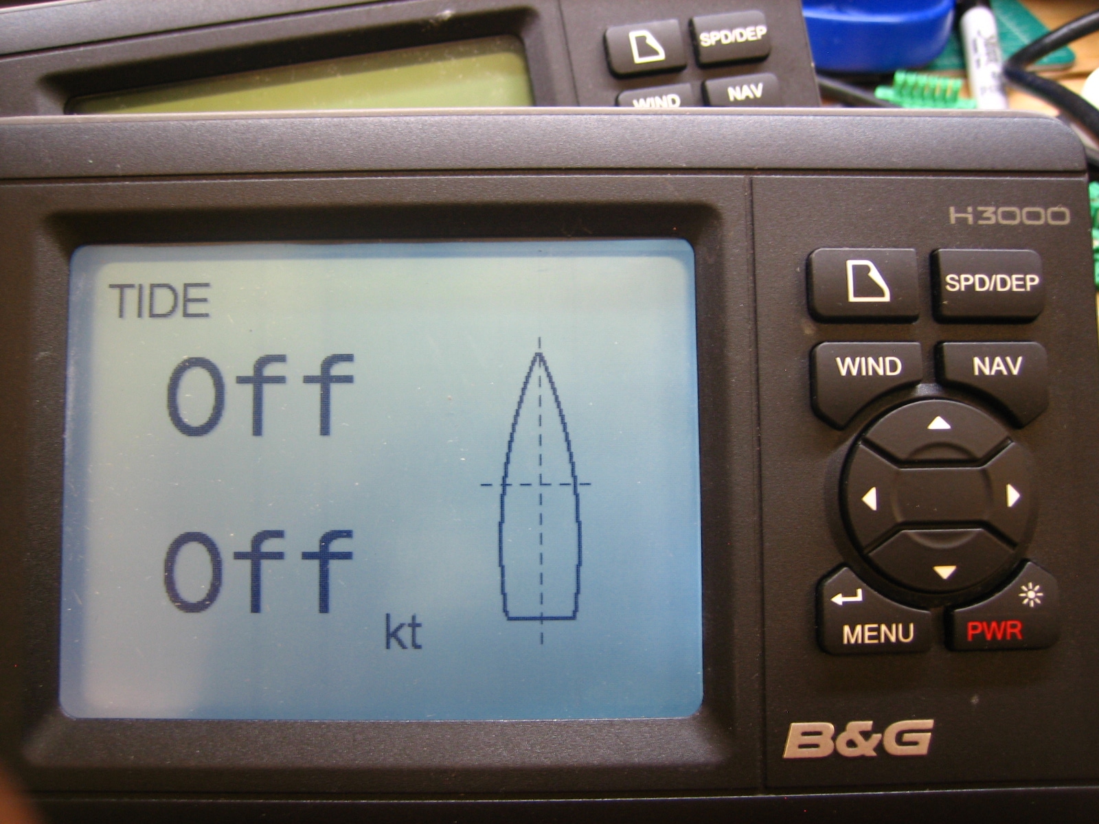 B&G H3000 GFD MONO Display / Great Condition / PERFECT LCD BGH210001 ...