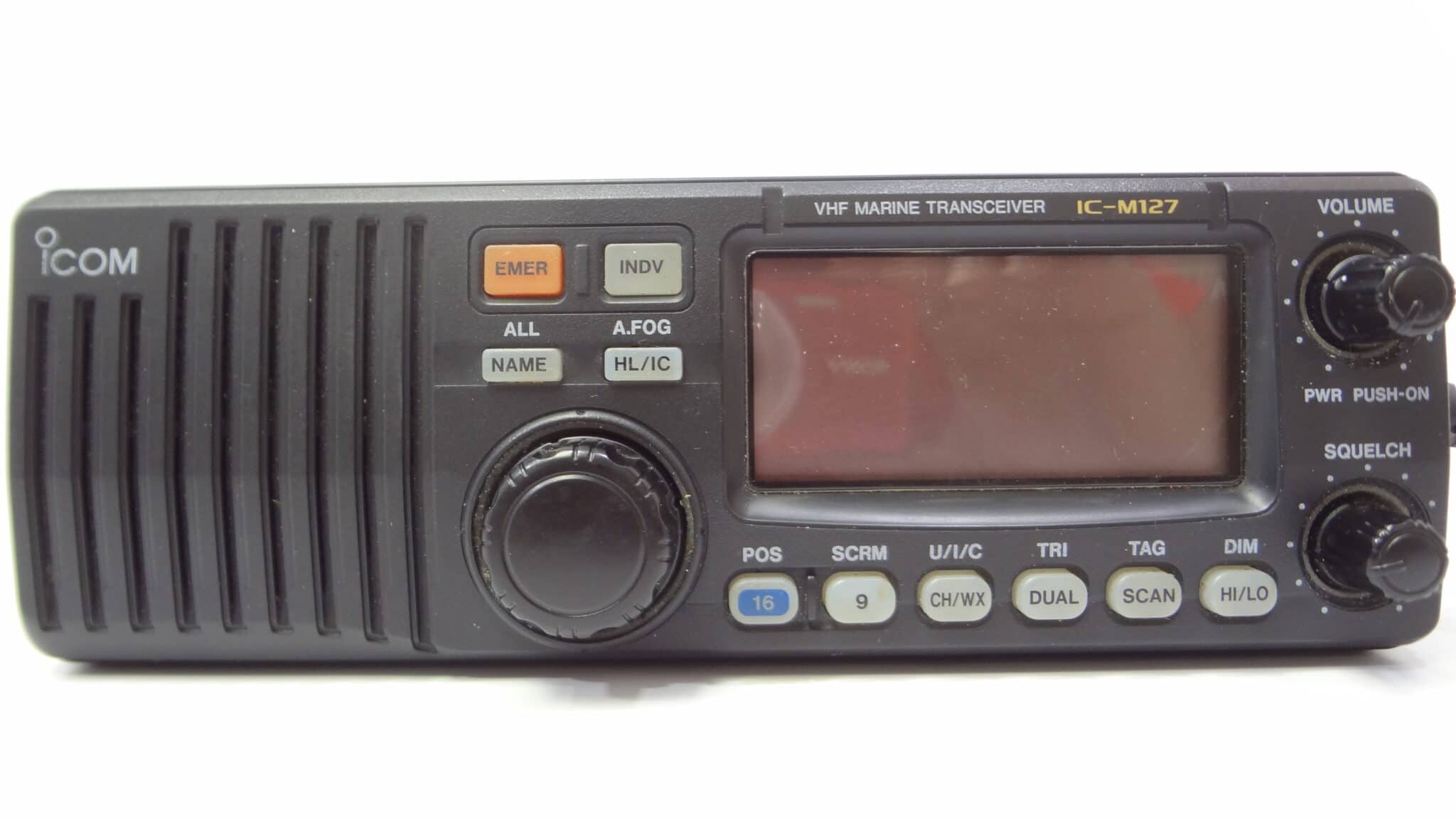 Icom IC-M127 VHF/FM Radio Marine Transceiver Unit + Hand Mic *No ...