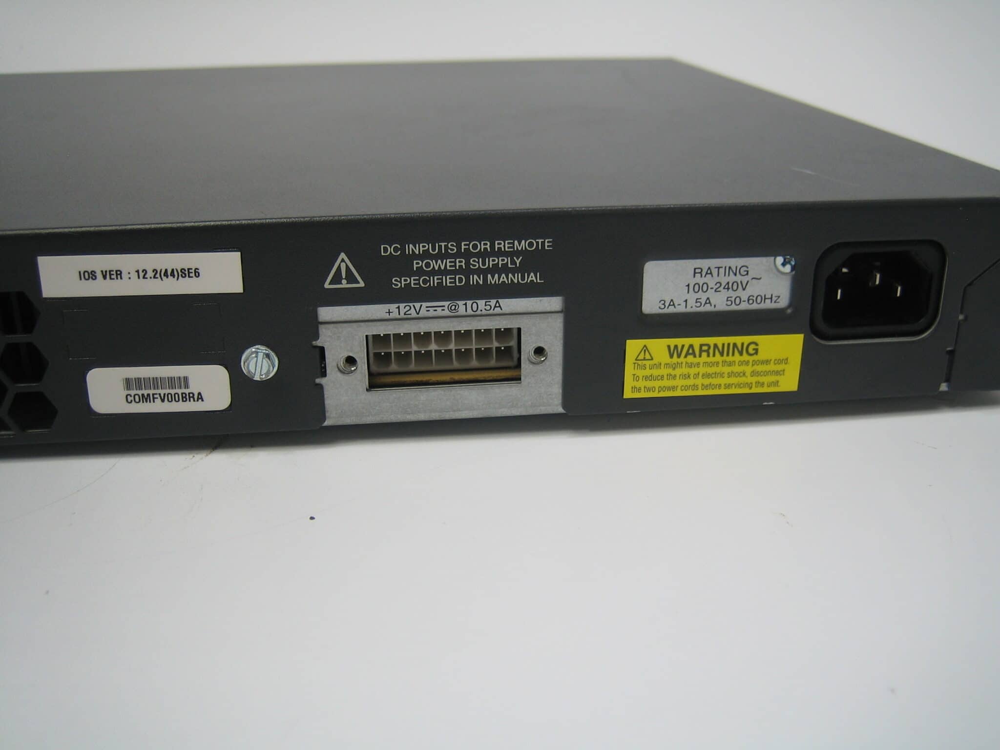 Cisco WS-C2960G-48TC-L V03 Catalyst 2960G 48-Port Gigabit Ethernet ...