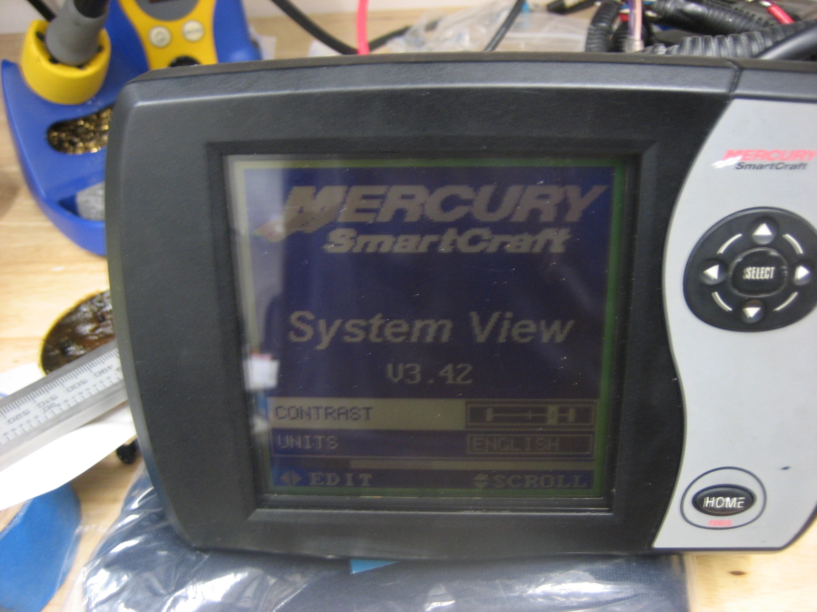 Mercury Smartcraft System View SC5000 79-888923-005 LCD GOOD Software ...