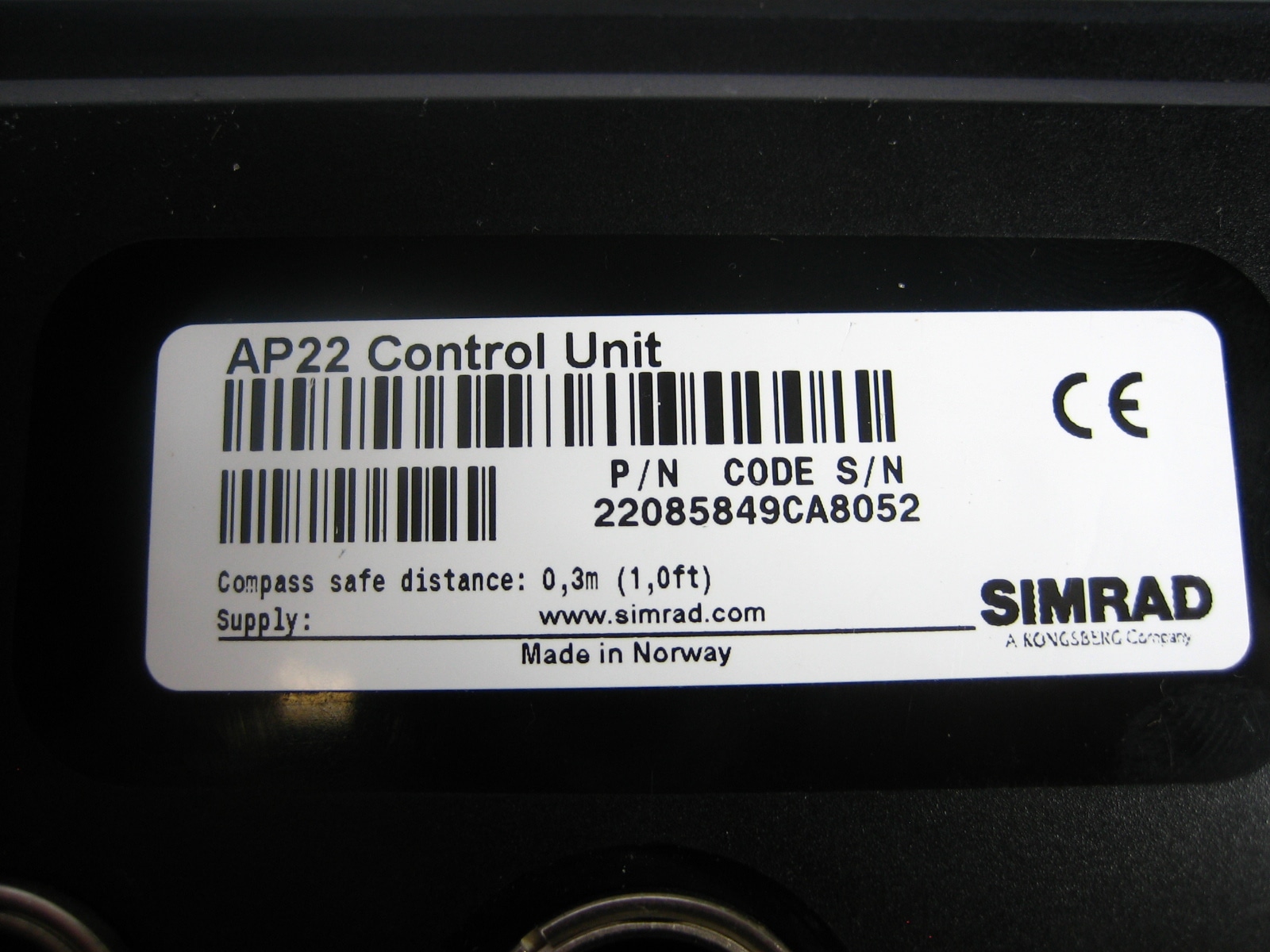 Simrad/AP22 Autopilot Control Head-New LCD! - 90 DAY WARR - Tested ...