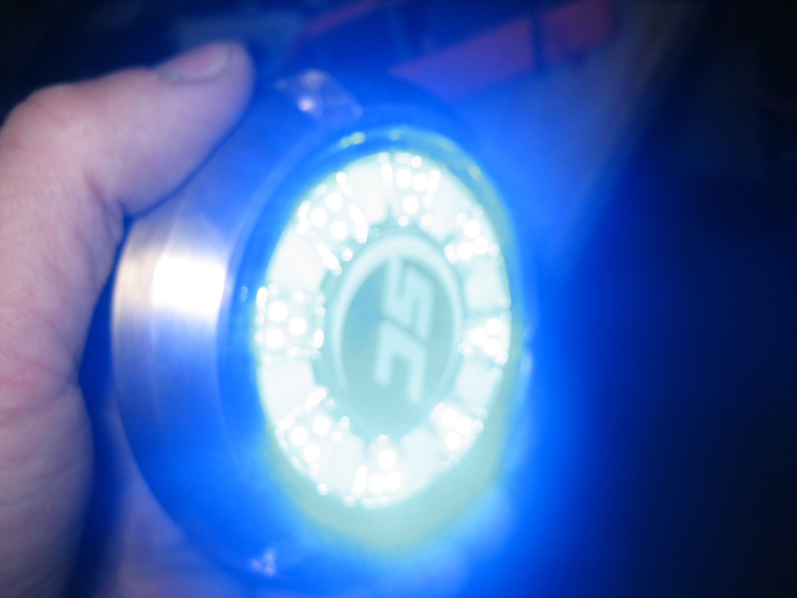 Shadow-Caster SCR-24-BB 24 LED Bimini Blue Underwater Boat Light - Max ...