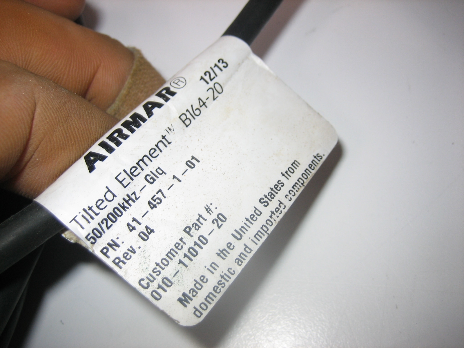 Airmar Garmin B164-20-8G Bronze 8 Pin Blue Transducer *CORE ONLY* Fits ...
