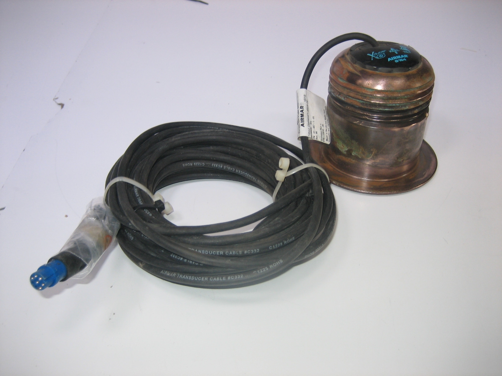 Airmar Garmin B164-20-8G Bronze 8 Pin Blue Transducer *CORE ONLY* Fits ...