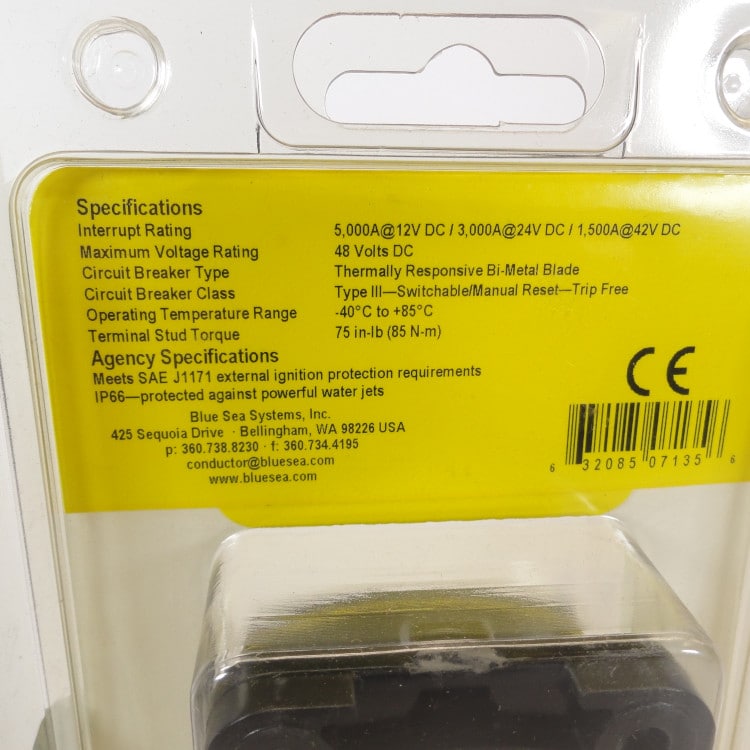 Blue Sea Systems 7135 - 25A DC Bussmann 187-Series Marine Type 3 ...