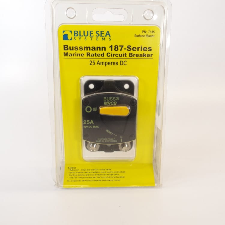 Blue Sea Systems 7135 - 25A DC Bussmann 187-Series Marine Type 3 ...