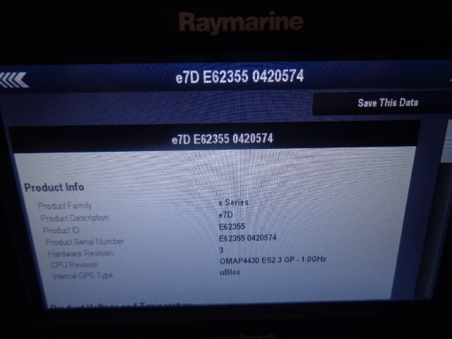 Raymarine e7D eSeries MFD Display - Good Used Cond 90 Day Warranty ...